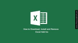 How to Download, Install & Remove Excel Add Ins - The Usual Stuff