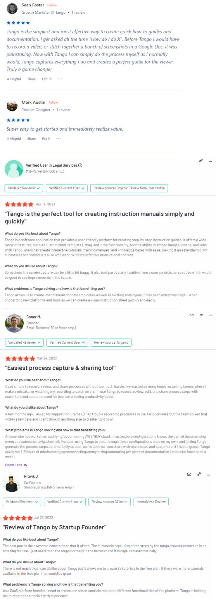 Complete Tango Chrome Extension Review - The Usual Stuff